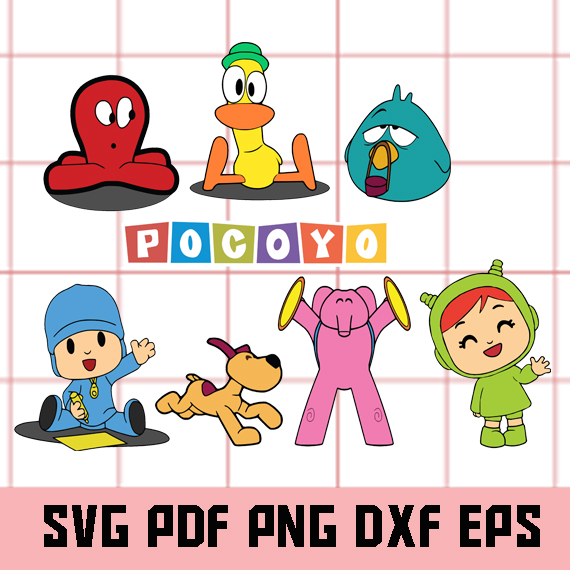Pocoyo Svg, Pocoyo Png, Pocoyo Eps, Pocoyo Dxf, Pocoyo Clipa - Inspire ...