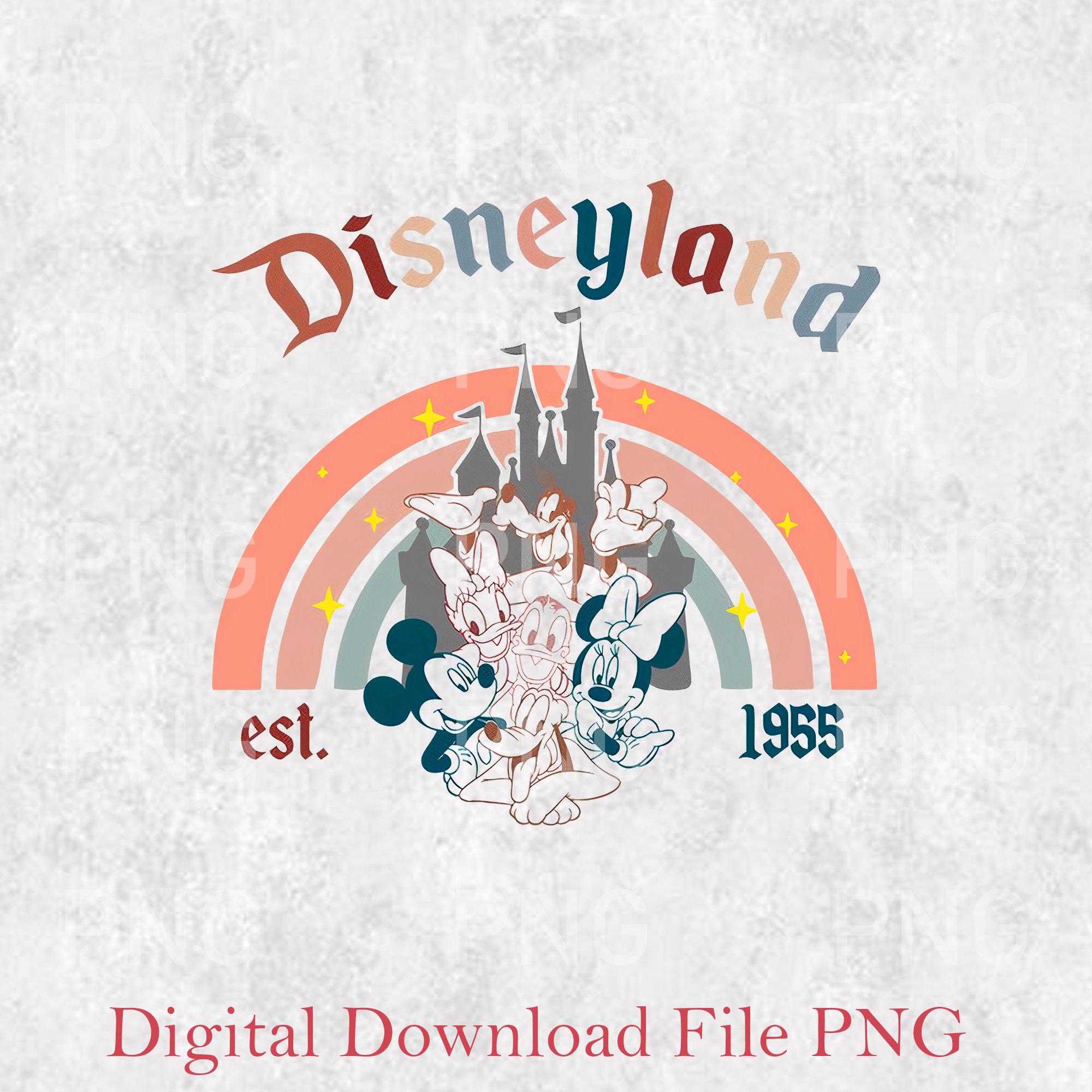 Vintage Disneyland Est 1955 California PNG, Disneyland PNG, | Inspire ...