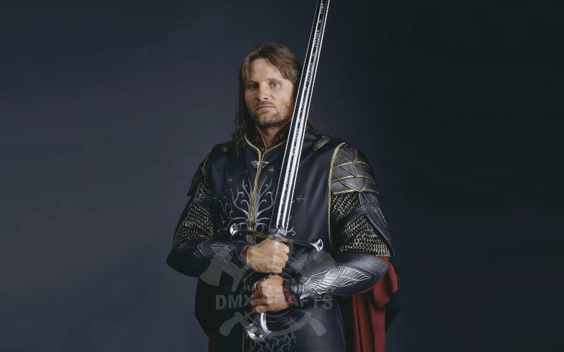 ANDURIL Sword of Strider, Custom Engraved Sword, LOTR Sword, | Inspire ...
