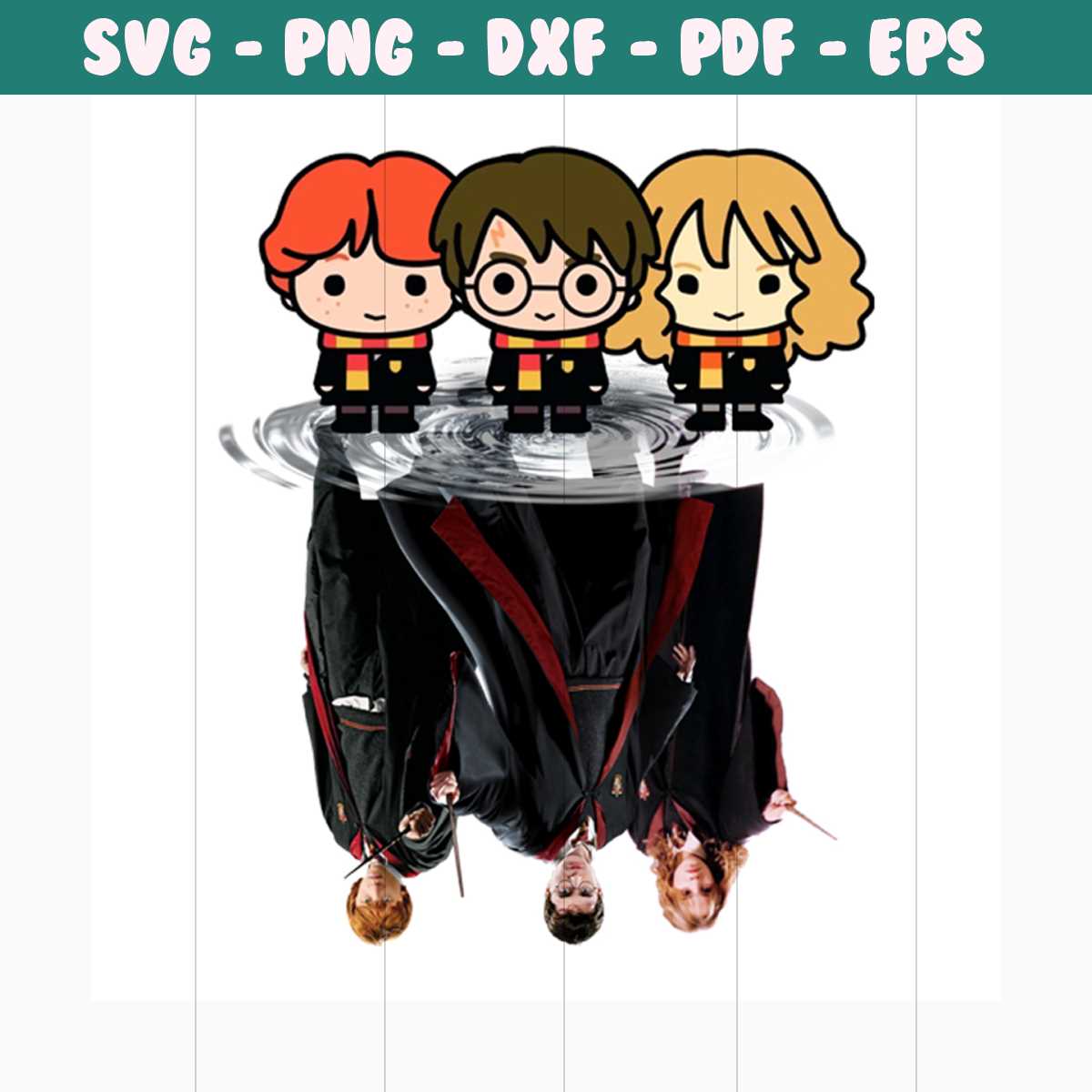 Harry potter chibi svg, trending svg, harry potter svg, frie - Inspire ...