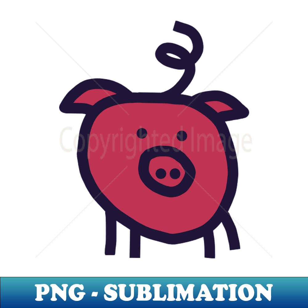 Viva Magenta Color of the Year 2023 Cute Pig - Elegant Subli - Inspire ...