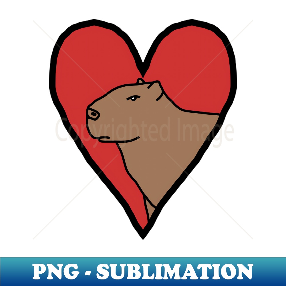 My Valentines Day Capybara - Signature Sublimation PNG File | Inspire ...