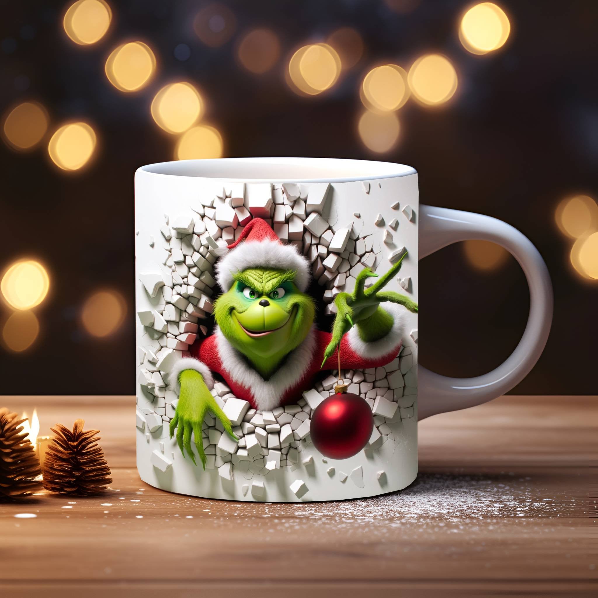 3D Grinch Mug | Inspire Uplift