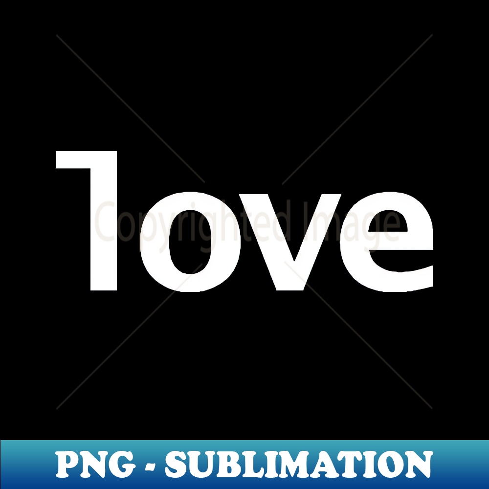 Love Minimal Typography White Text - Retro PNG Sublimation D | Inspire ...