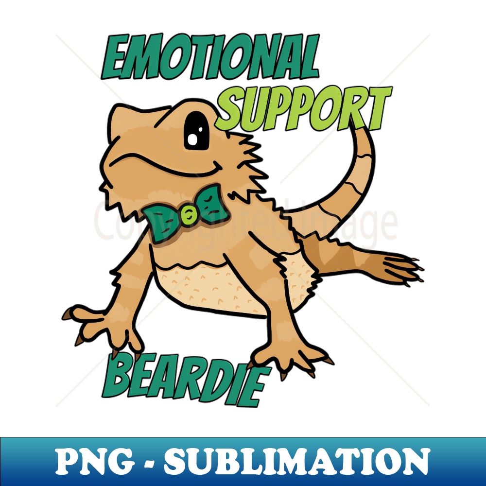 Emotional Support Beardie Bearded Dragon - Trendy Sublimatio | Inspire ...