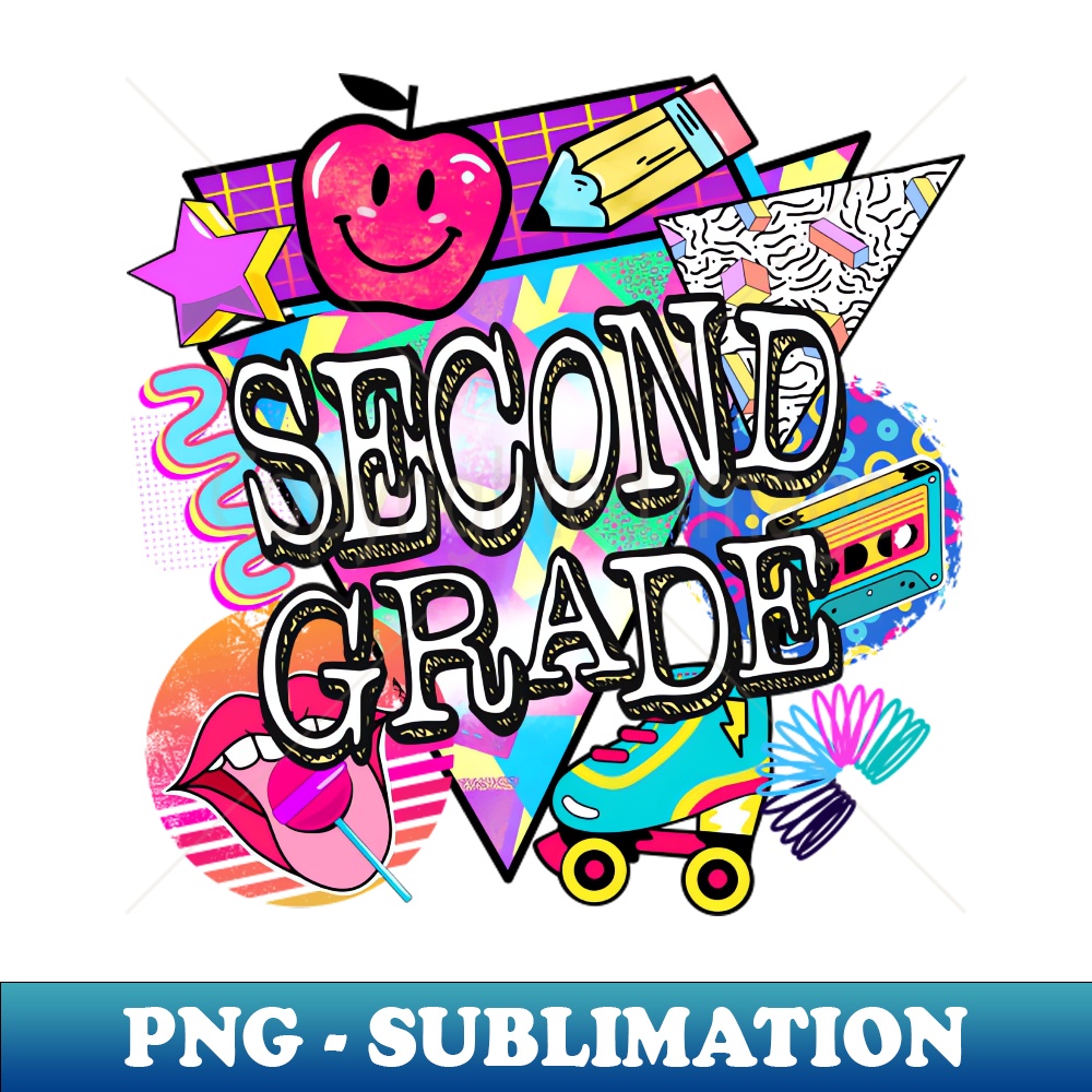 Second Grade - Exclusive PNG Sublimation Download - Defying | Inspire Uplift