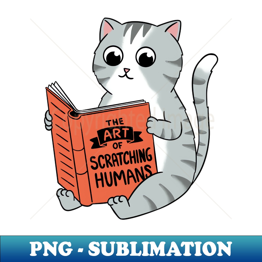 Cat scratching humans - Special Edition Sublimation PNG File | Inspire ...