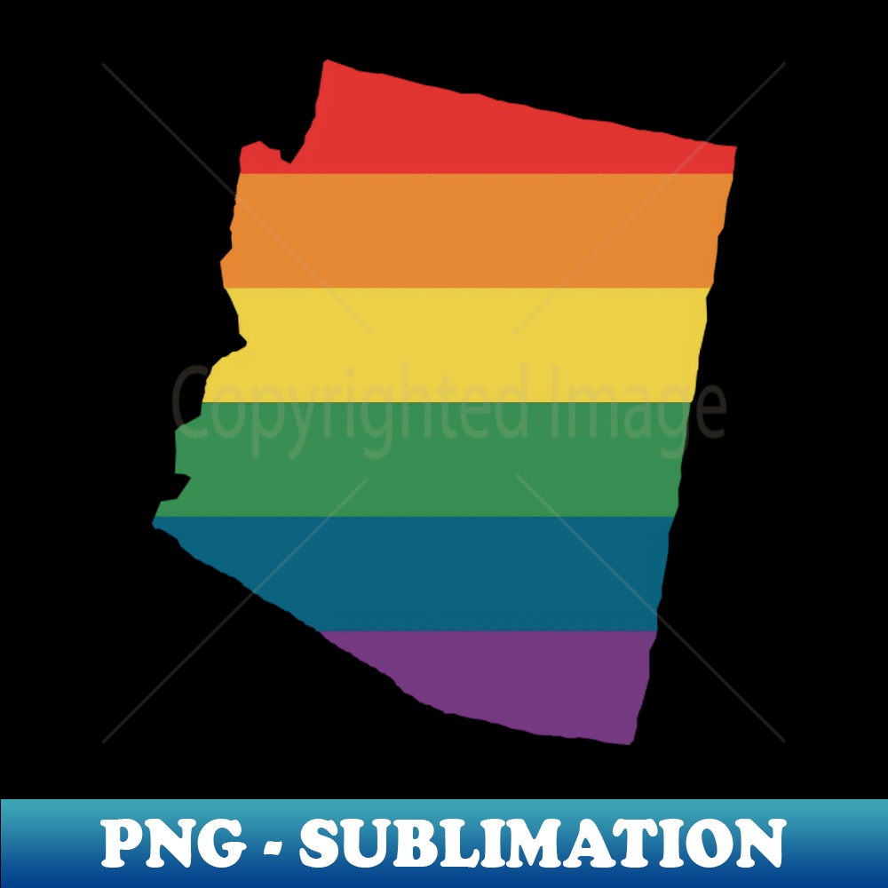Arizona State Rainbow - Modern Sublimation PNG File - Bold & | Inspire ...