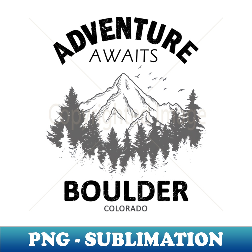Boulder Colorado - High-Resolution PNG Sublimation File - Un | Inspire ...