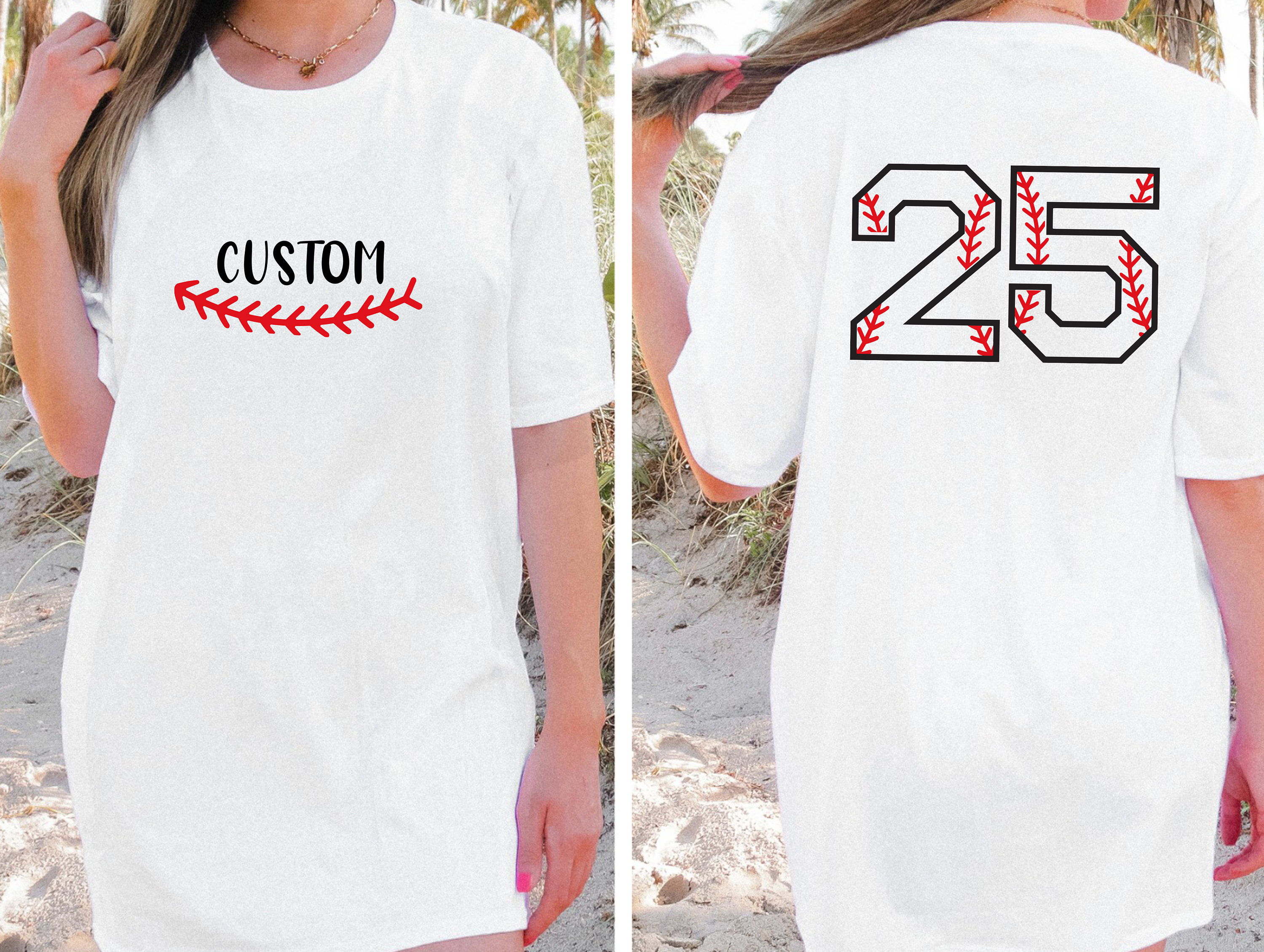 Custom Baseball Jersey Comfort Colors Shirt Png, Women's Cus | Inspire ...
