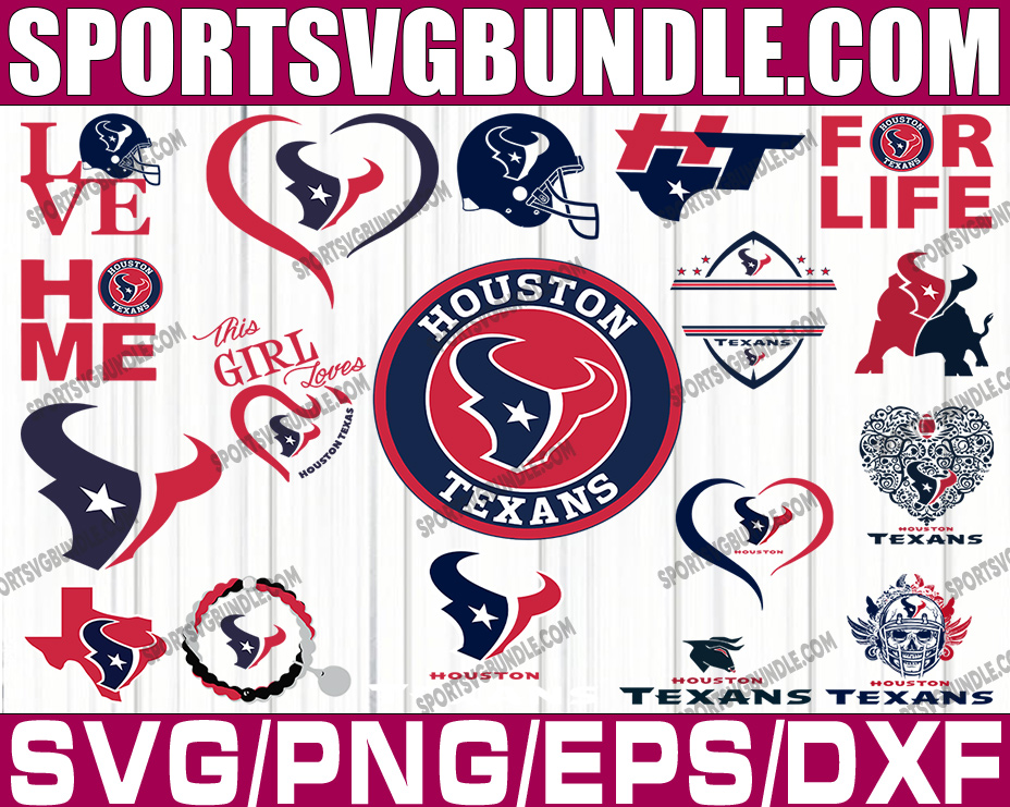 Bundle 18 Files Houston Texans Football team Svg, Houston Te | Inspire ...