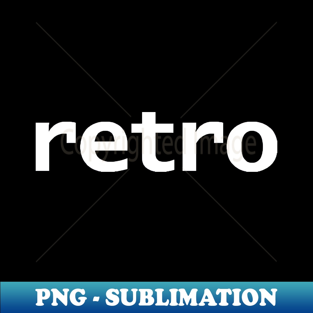 Minimal Typography Retro White Text - PNG Transparent Sublim - Inspire ...