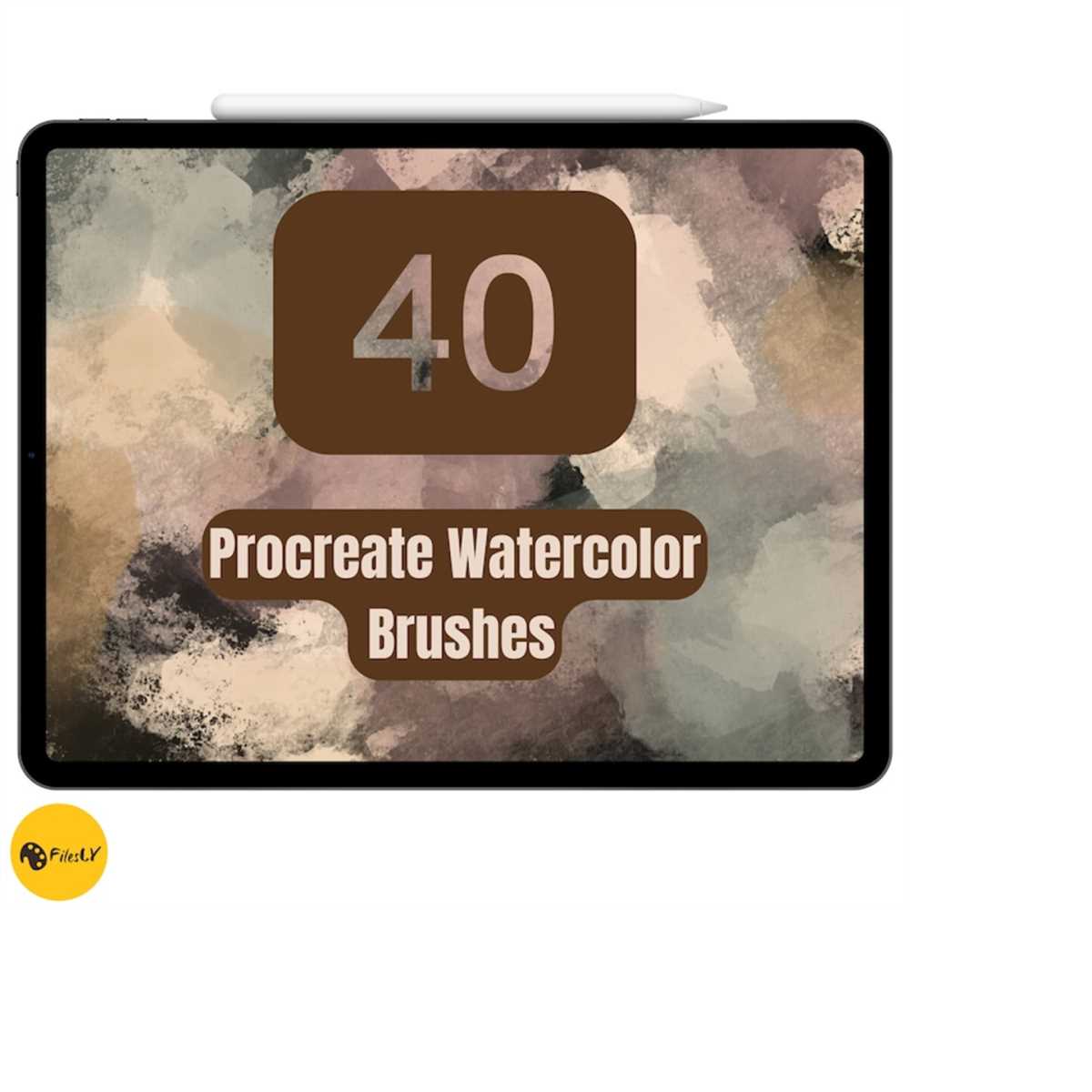 40 Procreate Watercolor Brushes, procreate water color brush - Inspire ...