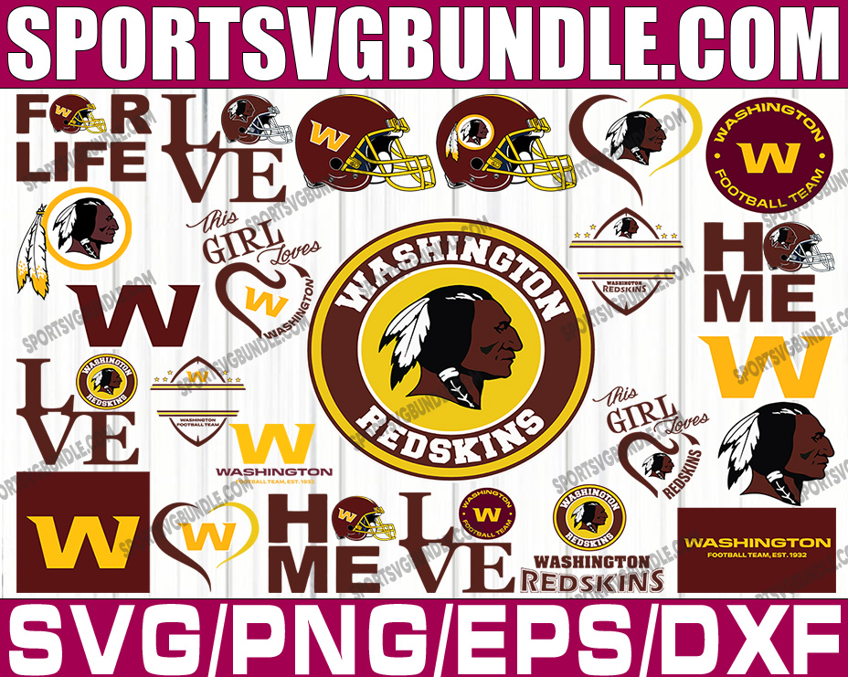 Bundle 24 Files Washington Football Team Svg, washington Svg - Inspire ...