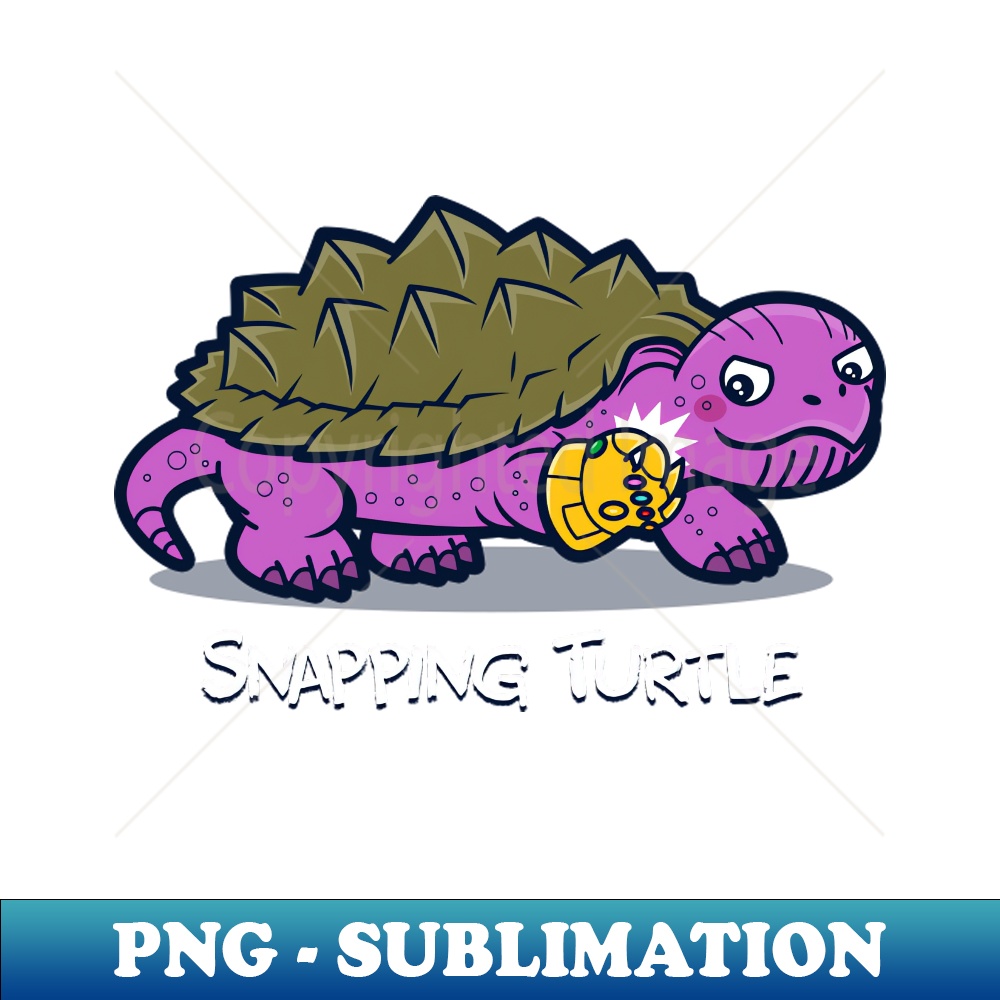 Snapping Turtle Funny Cute Superhero Villain Parody - PNG Su | Inspire ...