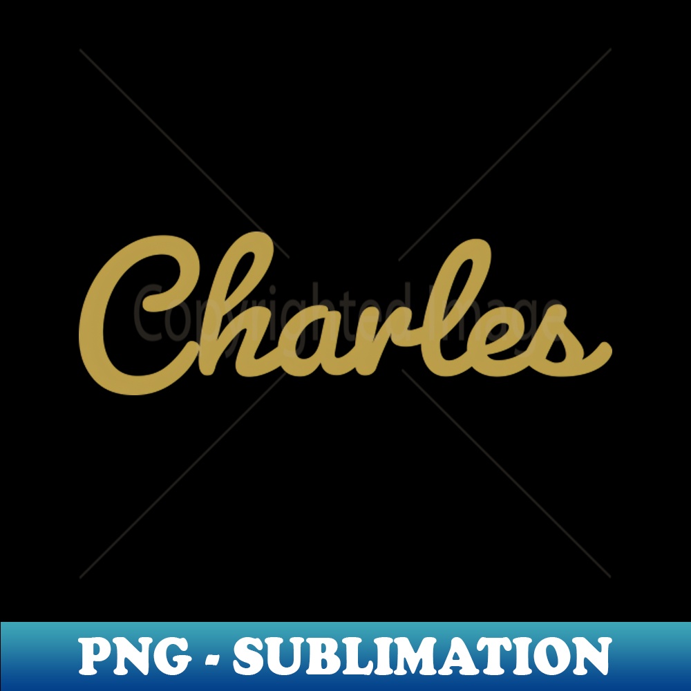 Charles Cursive Script Typography Gold Text - High-Resolutio | Inspire ...