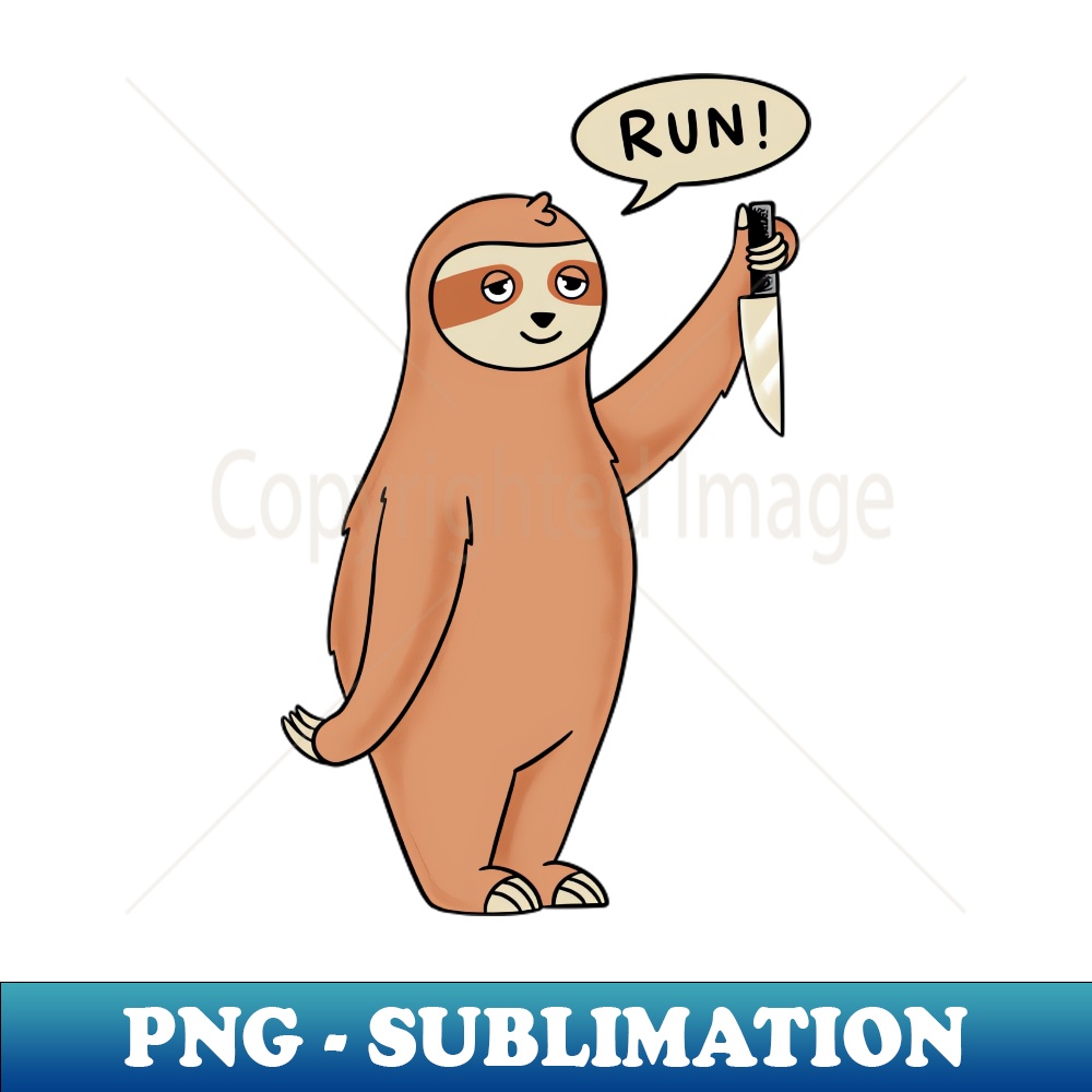 Sloth Run - Vintage Sublimation PNG Download - Capture Imagi | Inspire ...