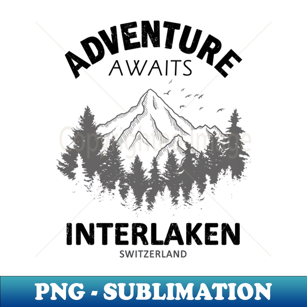 Interlaken - PNG Transparent Sublimation Design - Stunning S - Inspire ...