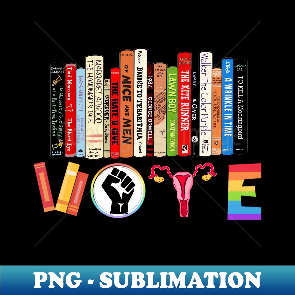 Banned Books - PNG Transparent Digital Download File for Sub - Inspire ...