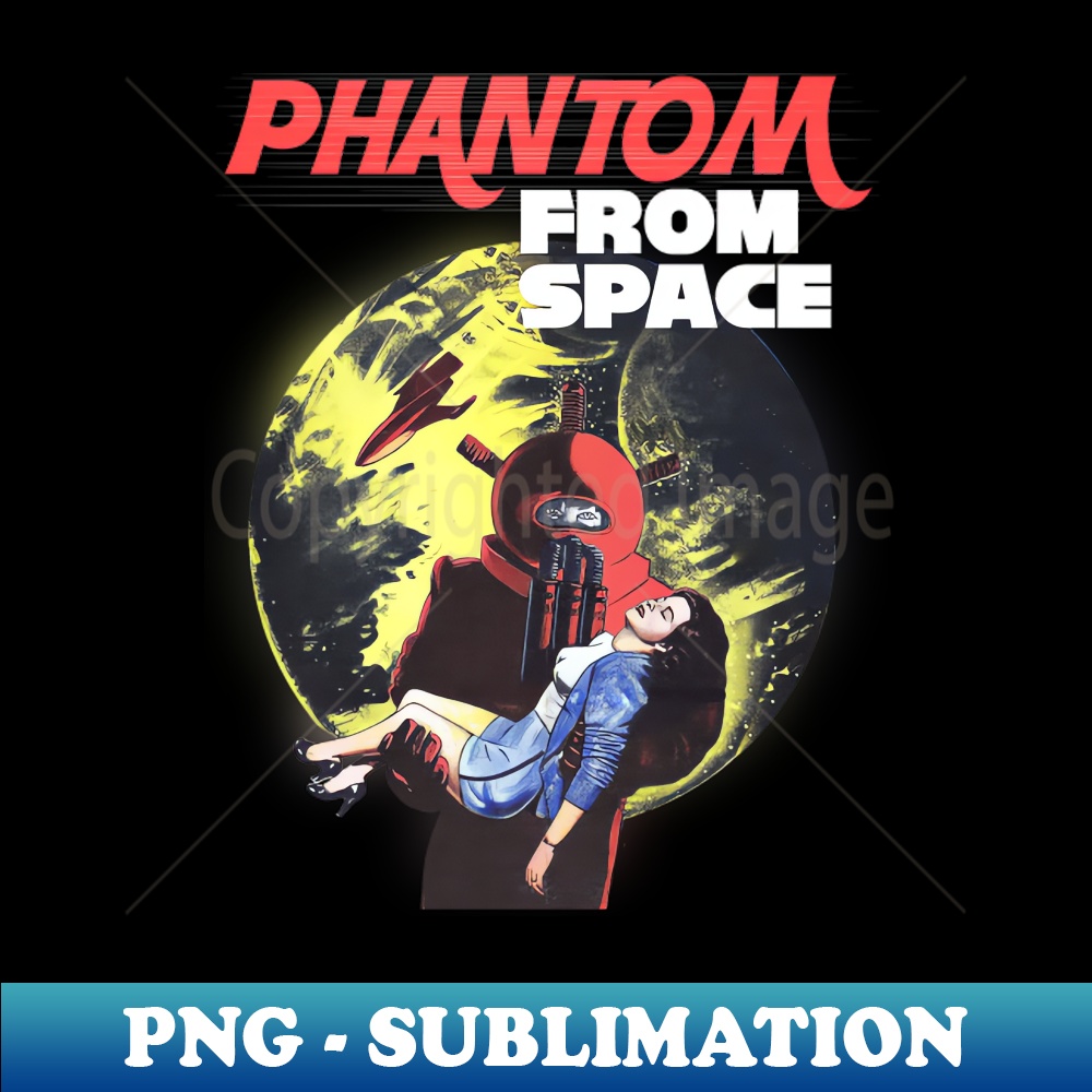 Phantom From Space Cult Classic Sci Fi Horror Fan Art - PNG | Inspire Uplift