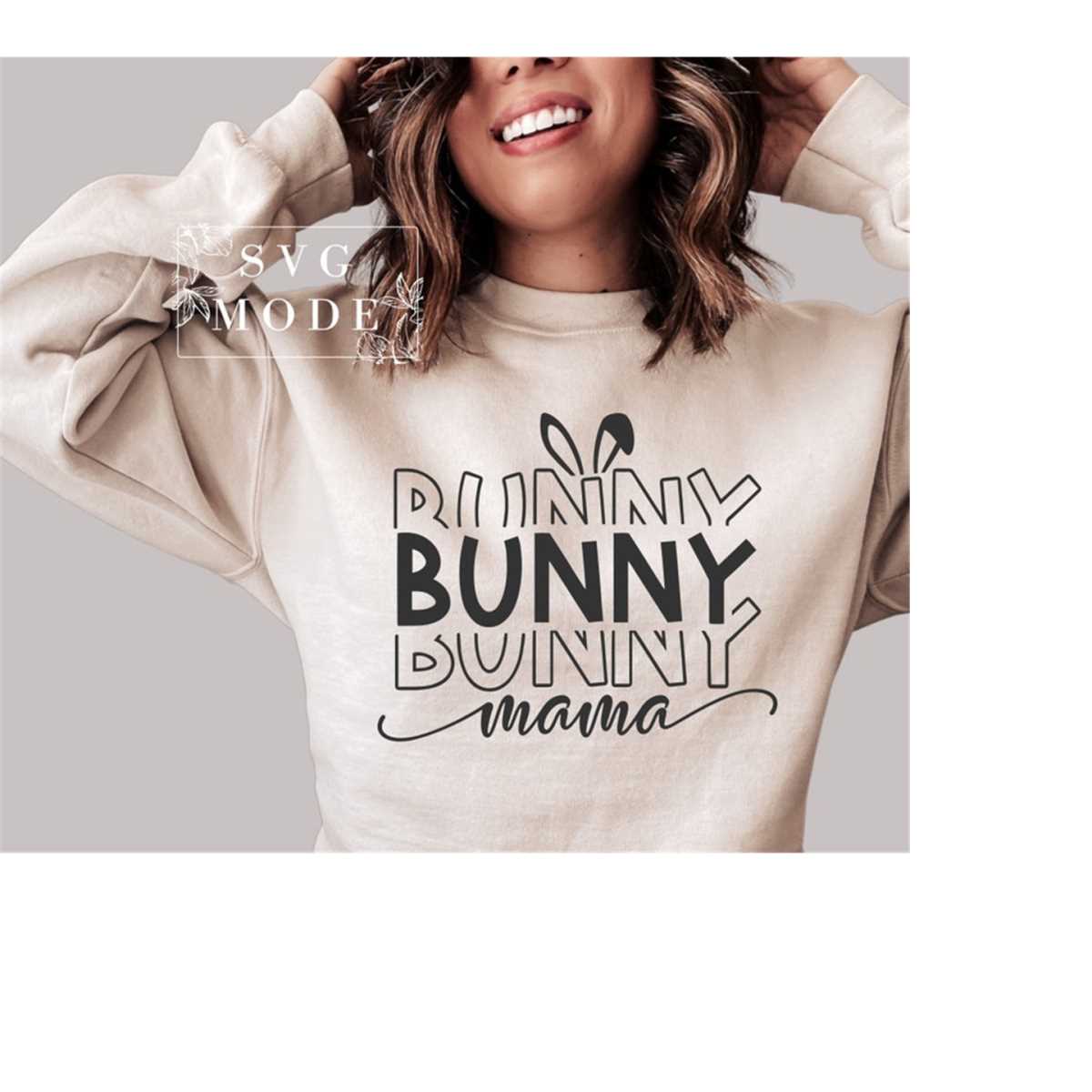 Bunny Mama SVG PNG PDF, Easter Mama Shirt Svg, Mama Bunny Sv | Inspire ...