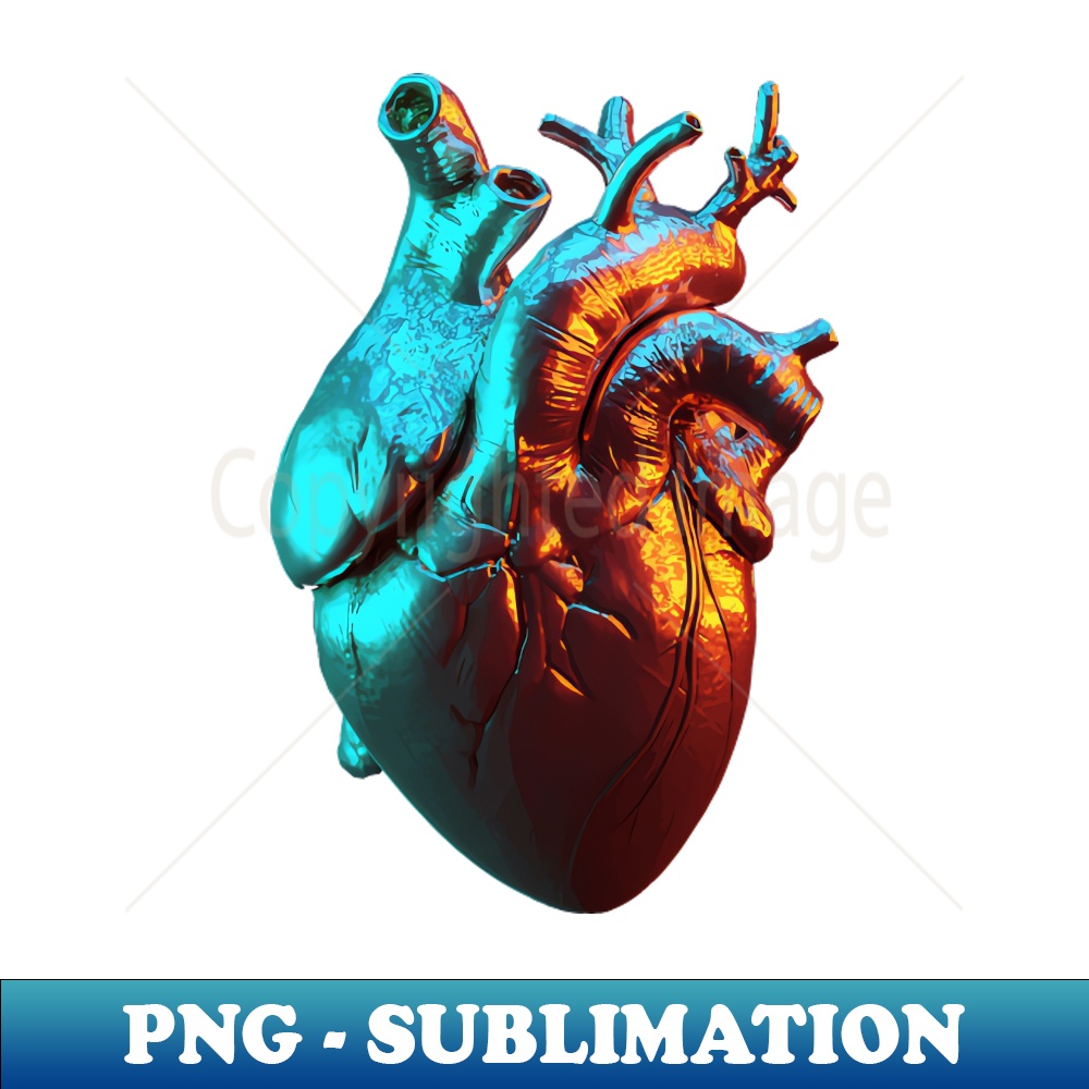 heart - Modern Sublimation PNG File - Bring Your Designs to - Inspire Uplift