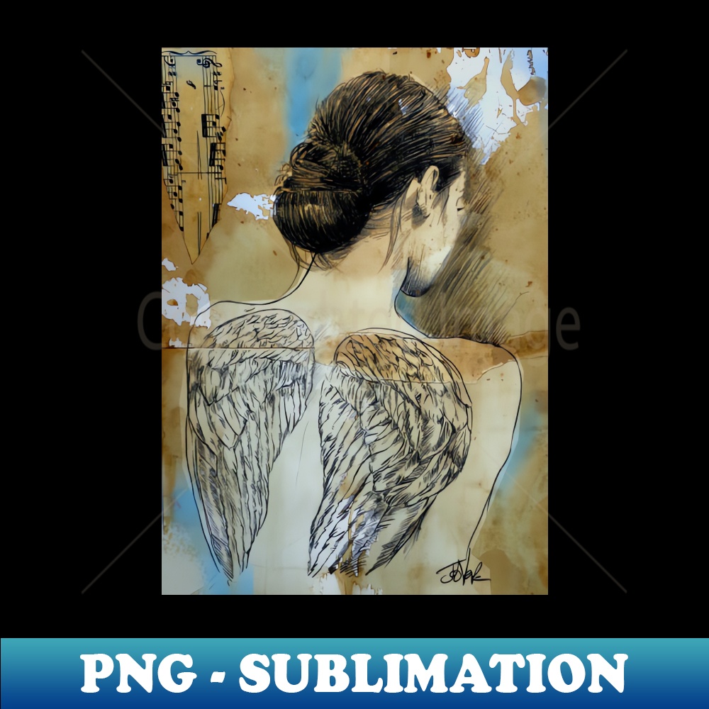 Angel wings - PNG Transparent Sublimation Design - Perfect f - Inspire ...