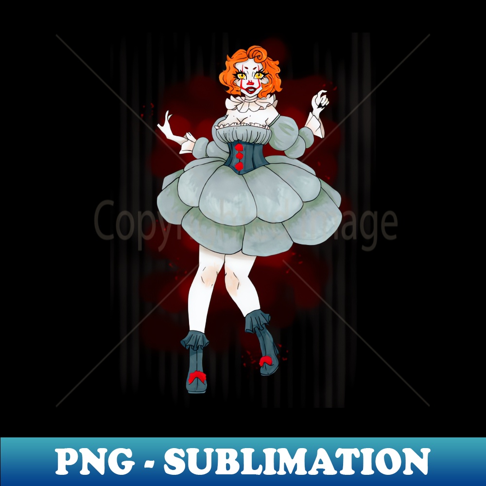 Cute horror clown girl - Signature Sublimation PNG File - Vi | Inspire ...