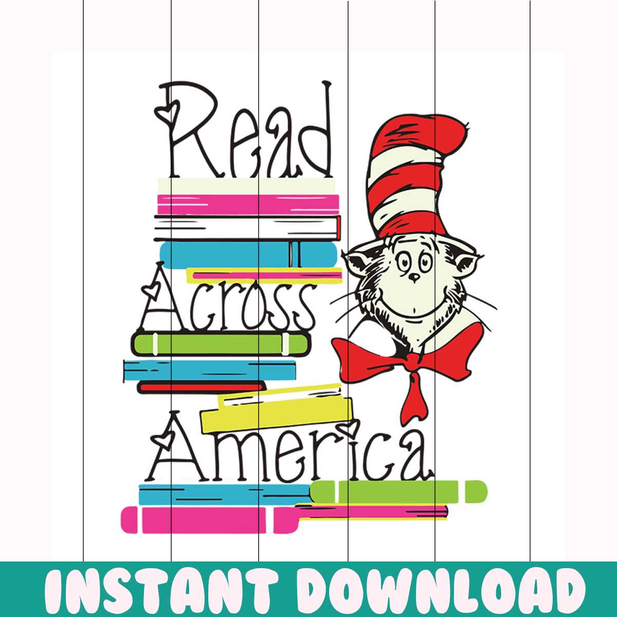 Read Across America Svg, Dr Seuss Svg, Dr. Seuss Svg, The Ca | Inspire ...