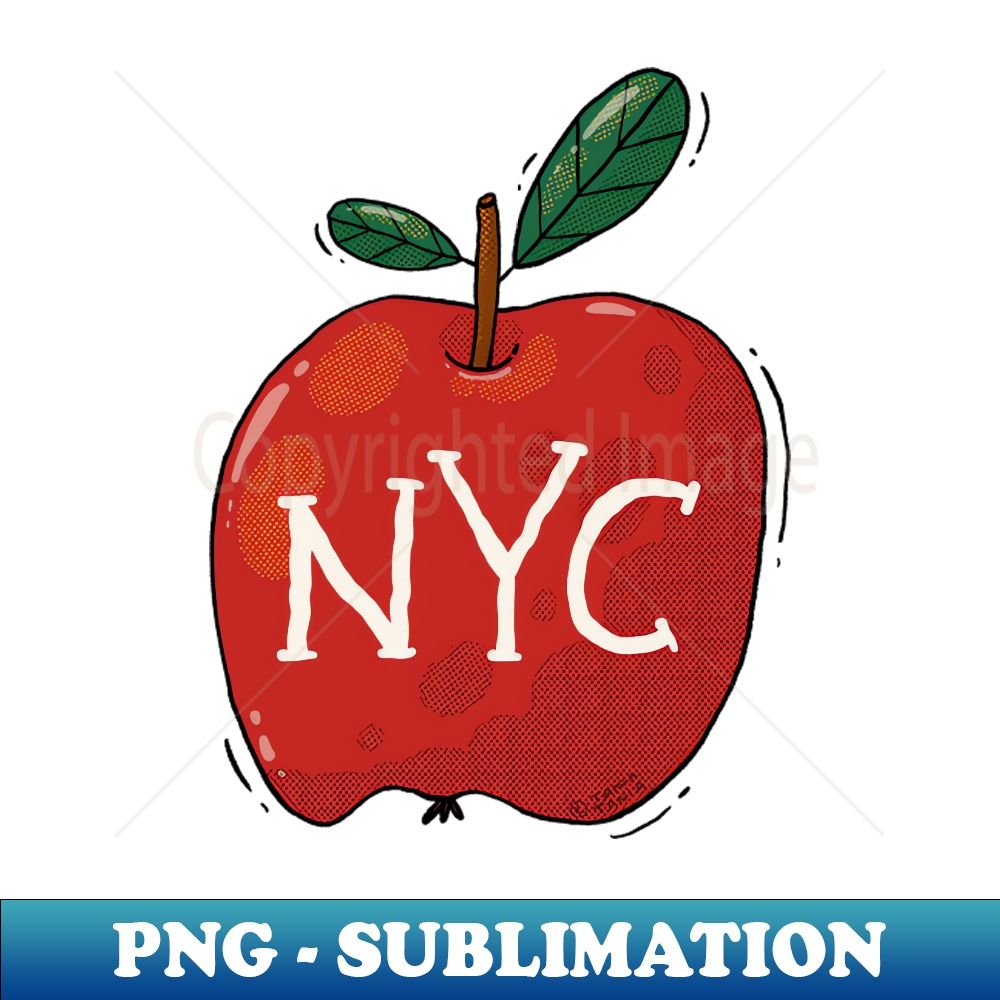 NYC Apple - Trendy Sublimation Digital Download - Add a Fest - Inspire ...
