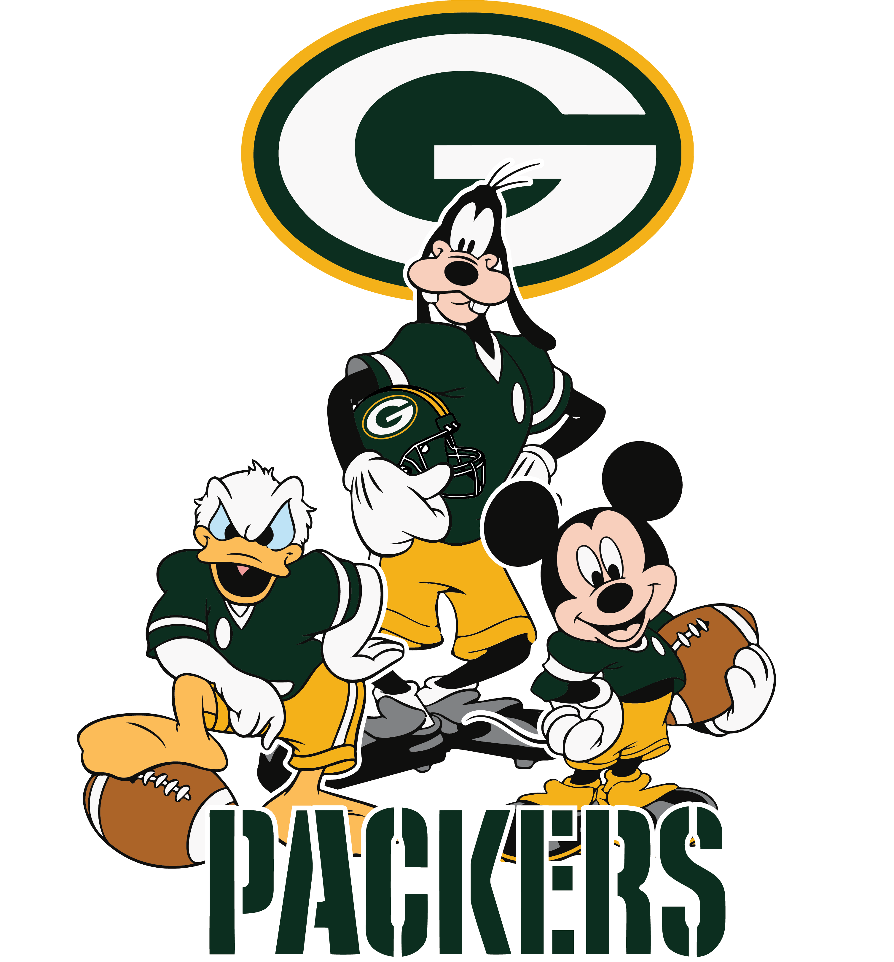 Packers Babies NFL Svg, Green Bay Packers Svg, Disney NFL SV | Inspire ...