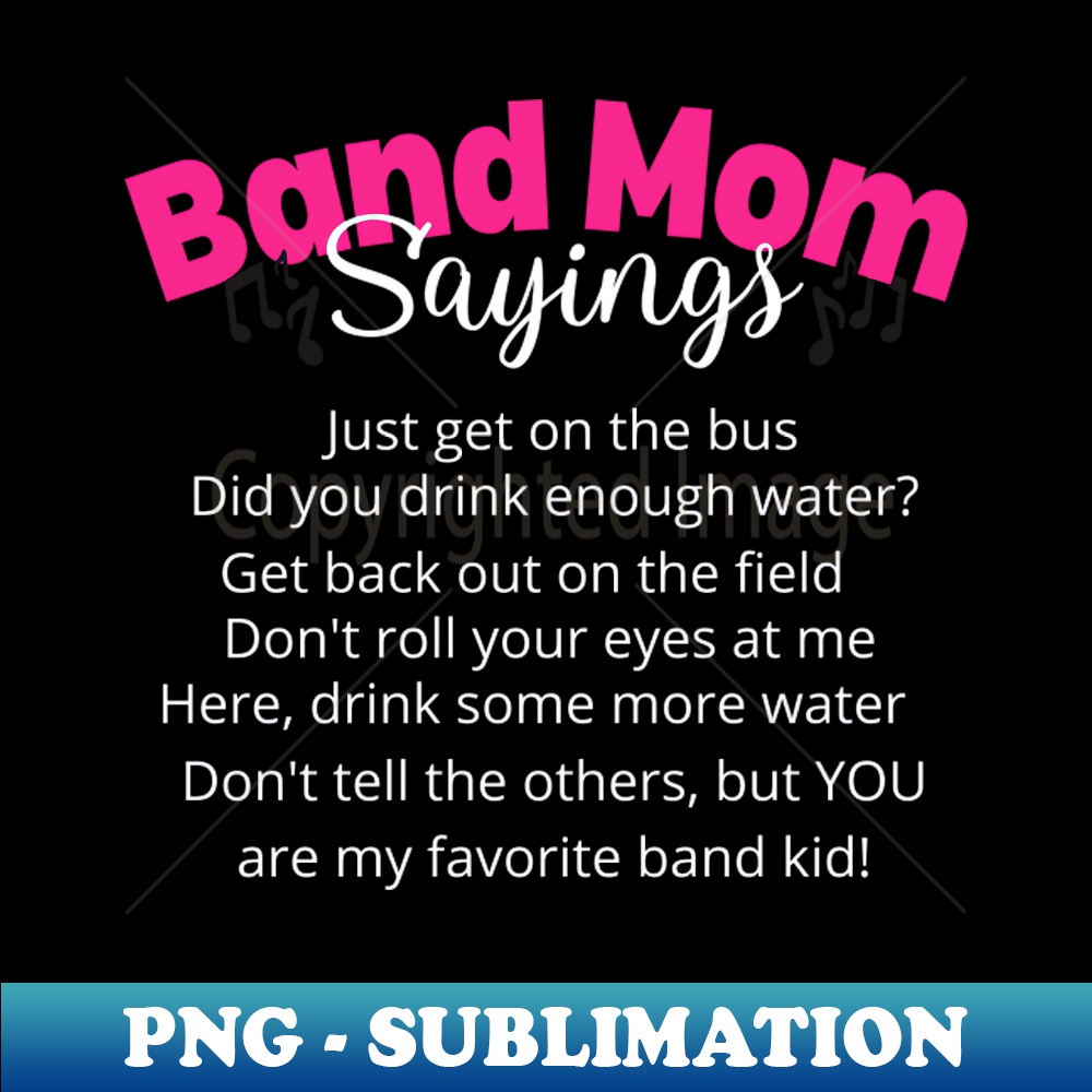 Band Mom Sayings Marching Band - Vintage Sublimation PNG Dow | Inspire ...