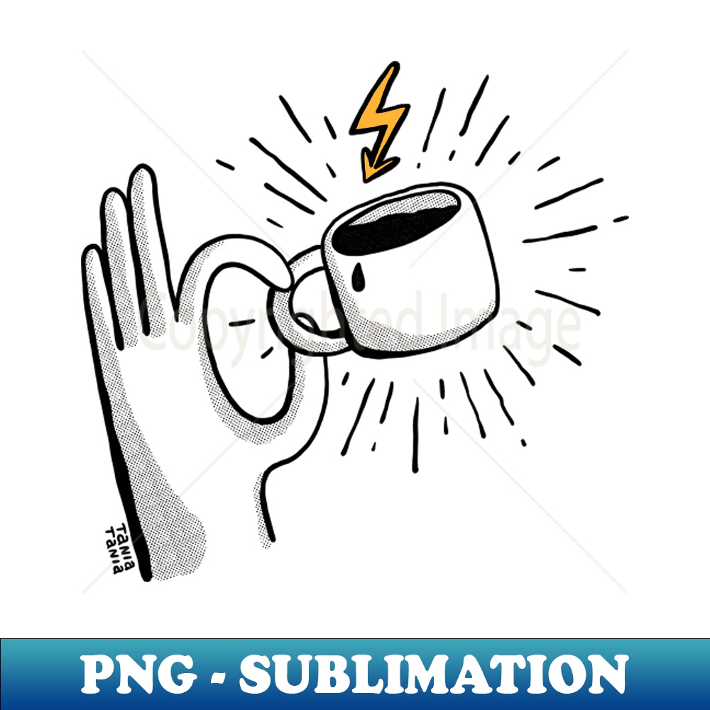 Coffee Jolt dark - PNG Transparent Sublimation Design - Def | Inspire ...