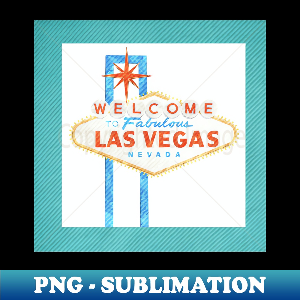 Retro Vegas Welcome Sign - Vintage Sublimation PNG Download | Inspire ...