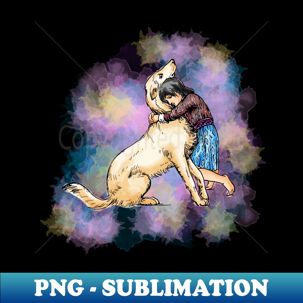 Big Dog and Girl Hugging Best Friends For Life - Instant Sub | Inspire ...