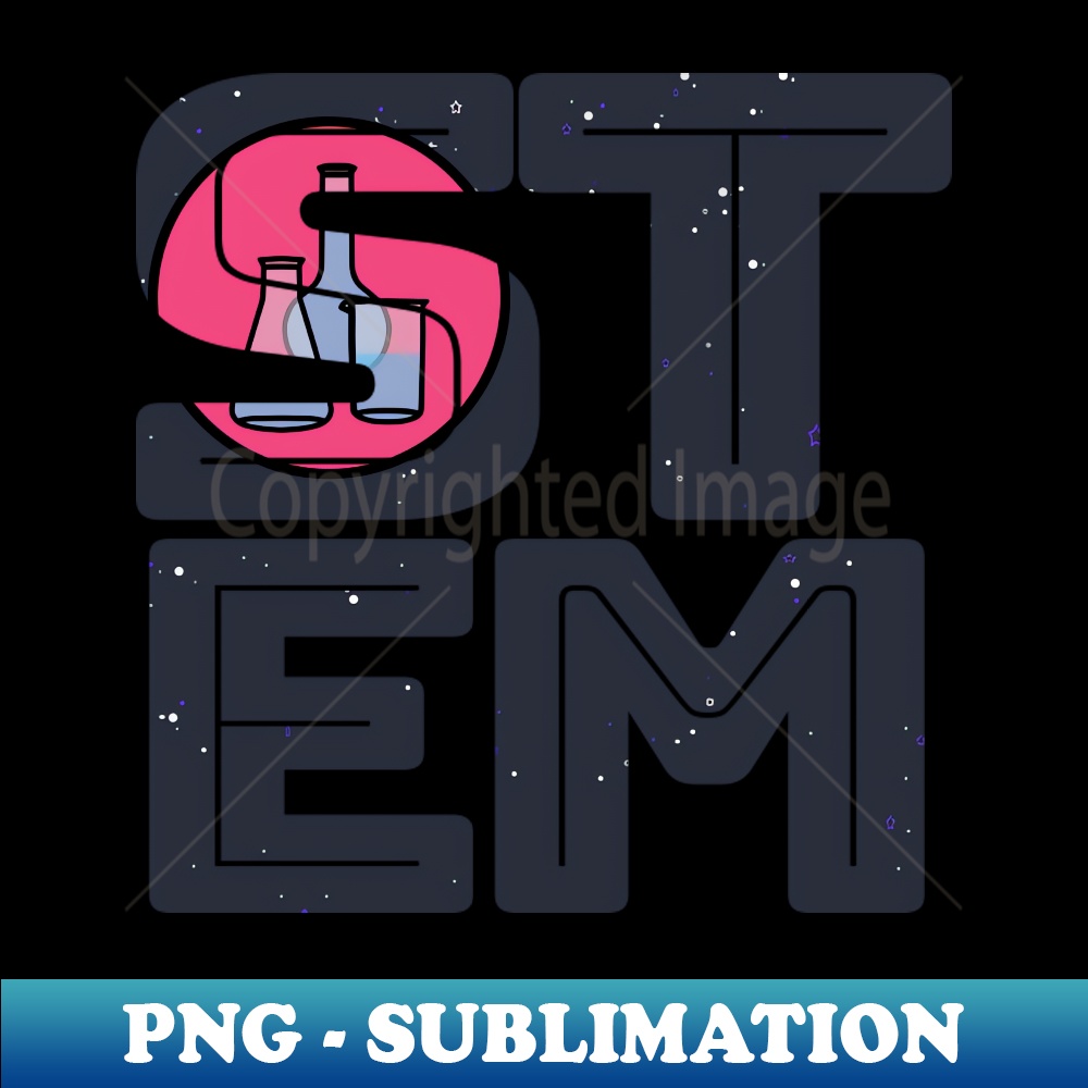 Science Technology Engineering Math STEM Typography - PNG Tr - Inspire ...