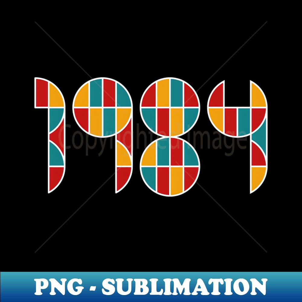 1984 - PNG Transparent Digital Download File for Sublimation - Inspire ...