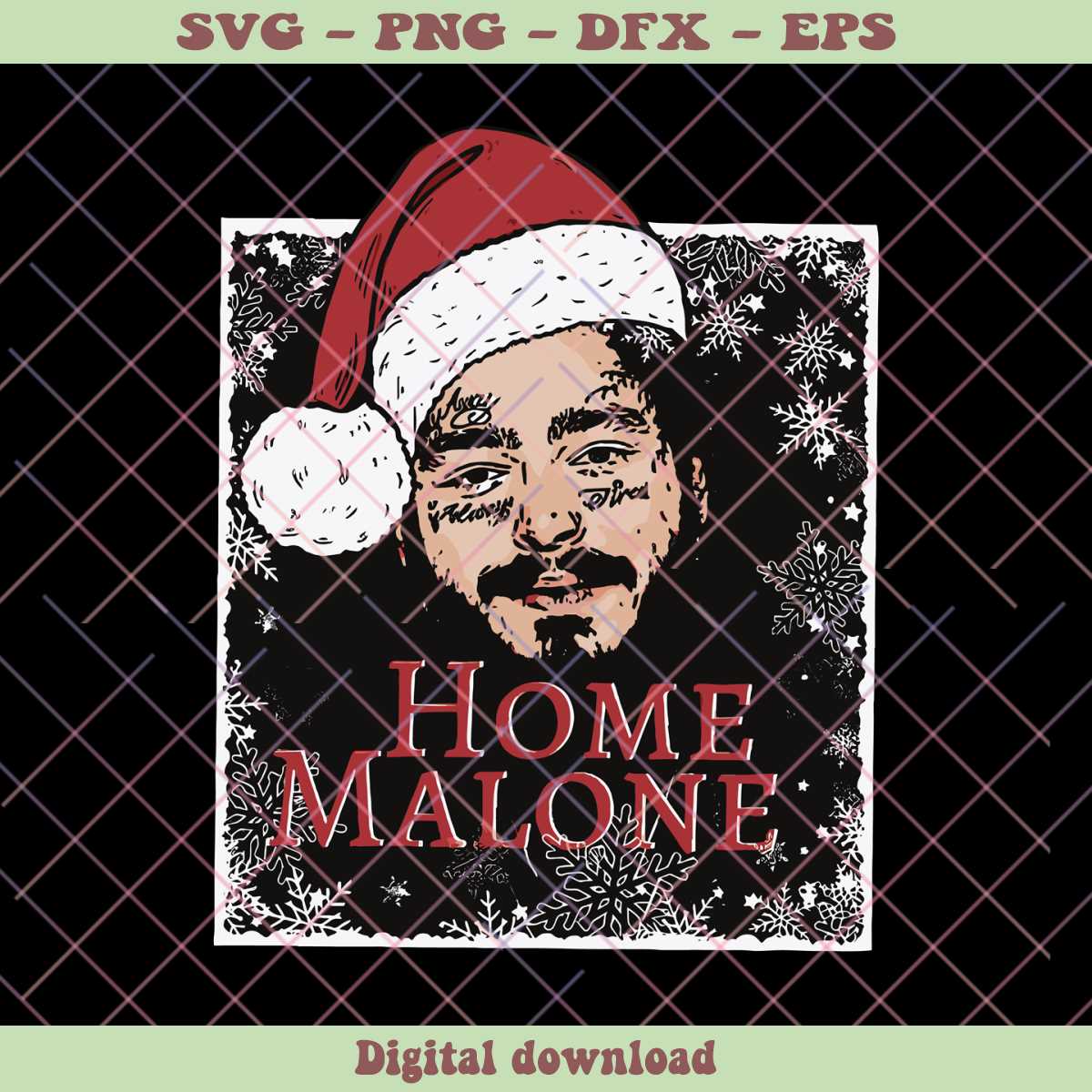 Home Malone Ugly Christmas Home Alone SVG Download | Inspire Uplift