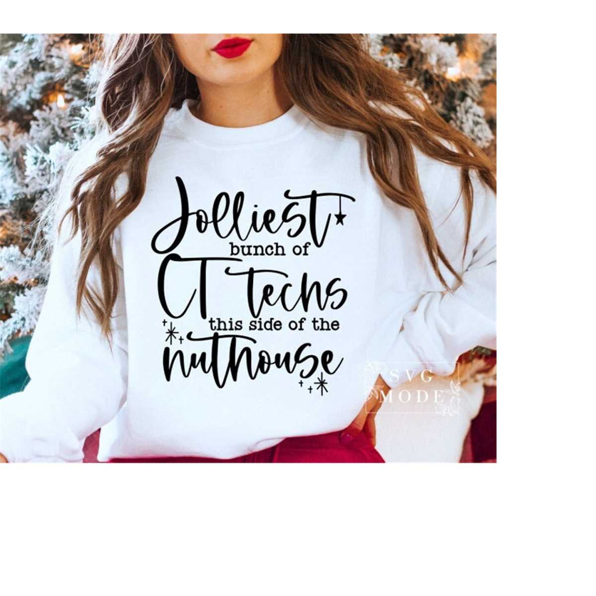 Jolliest Bunch Of CT Techs Svg, Merry CT Techs Svg, Christma | Inspire ...