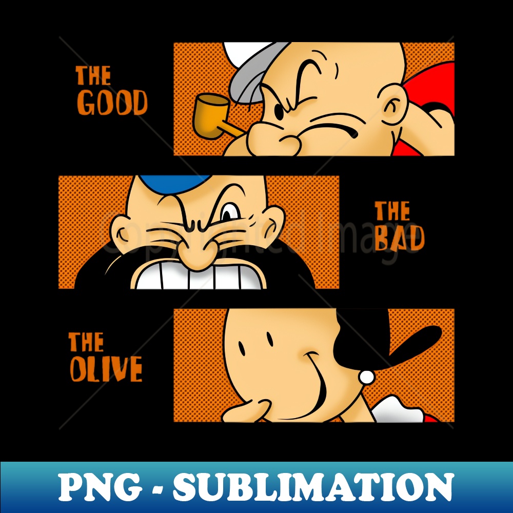 Funny Western The Good The Bad Popeye Movie Parody - Premium | Inspire ...