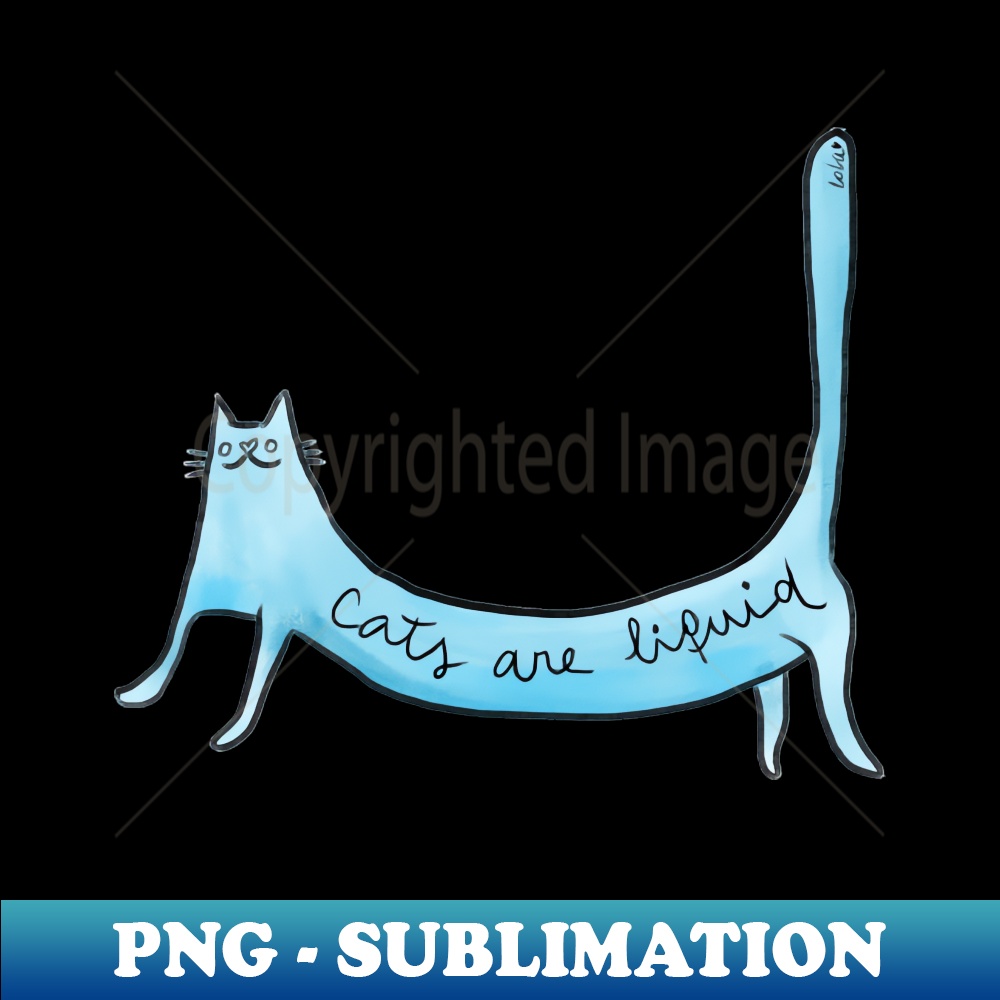 Liquid Cats - Instant PNG Sublimation Download - Create with - Inspire ...