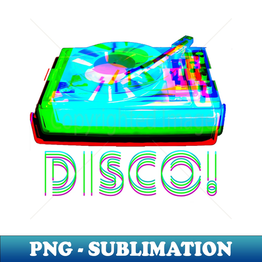 Disco Record Dance Party - PNG Transparent Sublimation Desig | Inspire ...