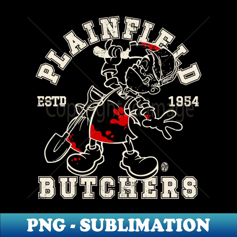 The Plainfield Butchers Mascot - Instant PNG Sublimation Dow | Inspire ...