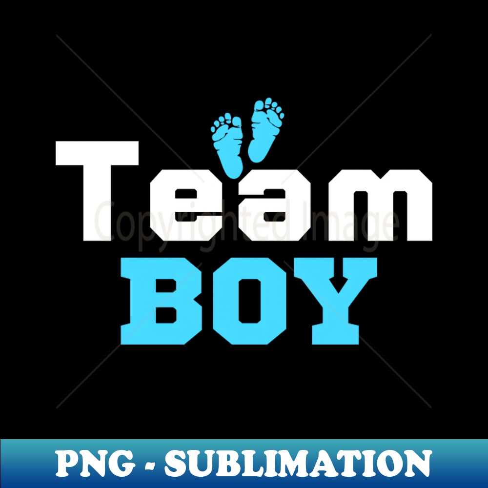 Team Boy Gender Reveal - PNG Transparent Sublimation File - - Inspire ...