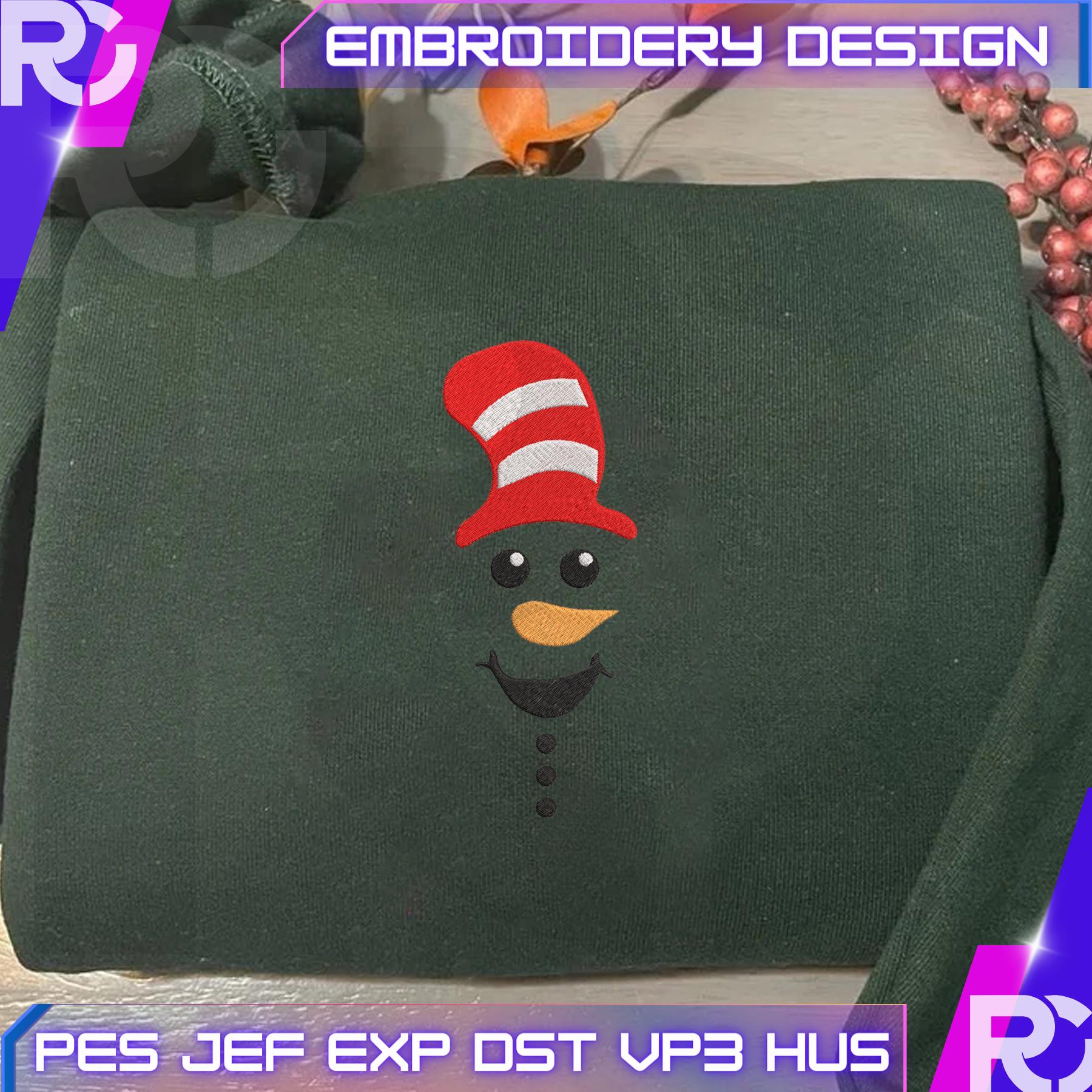 Snowman Custom Embroidery Designs, Christmas Embroidery Desi | Inspire ...