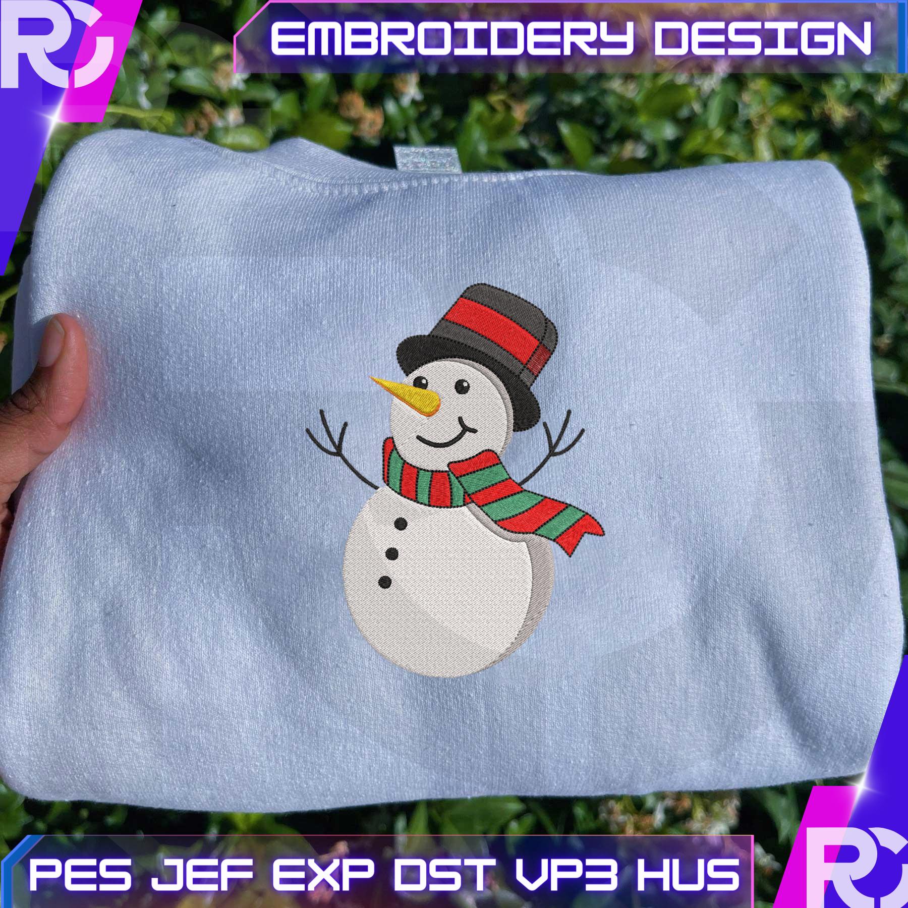 Snowman Embroidery Designs, Christmas Embroidery Designs, Sa | Inspire ...