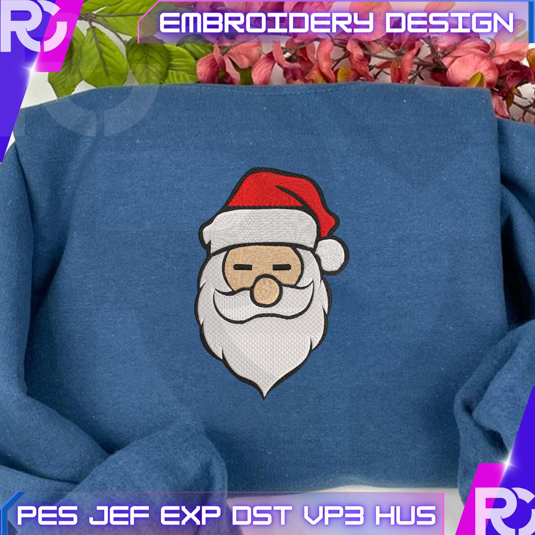 Santa Claus Embroidery Designs, Christmas Embroidery Designs - Inspire ...