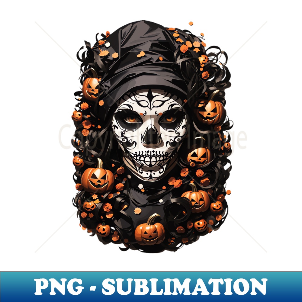 Halloween face - PNG Transparent Digital Download File for S | Inspire ...