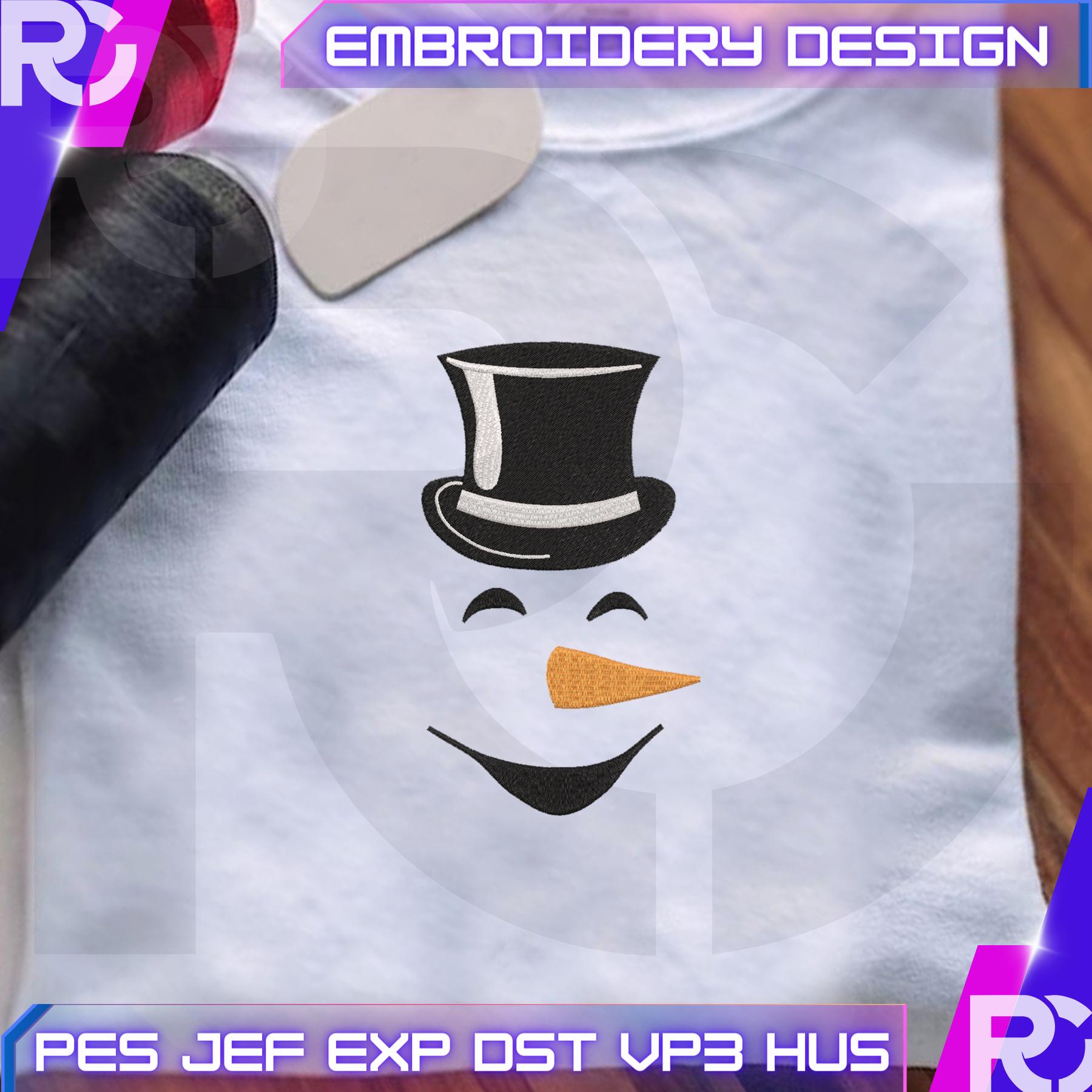 Snowman Custom Embroidery Designs, Christmas Embroidery Desi | Inspire ...