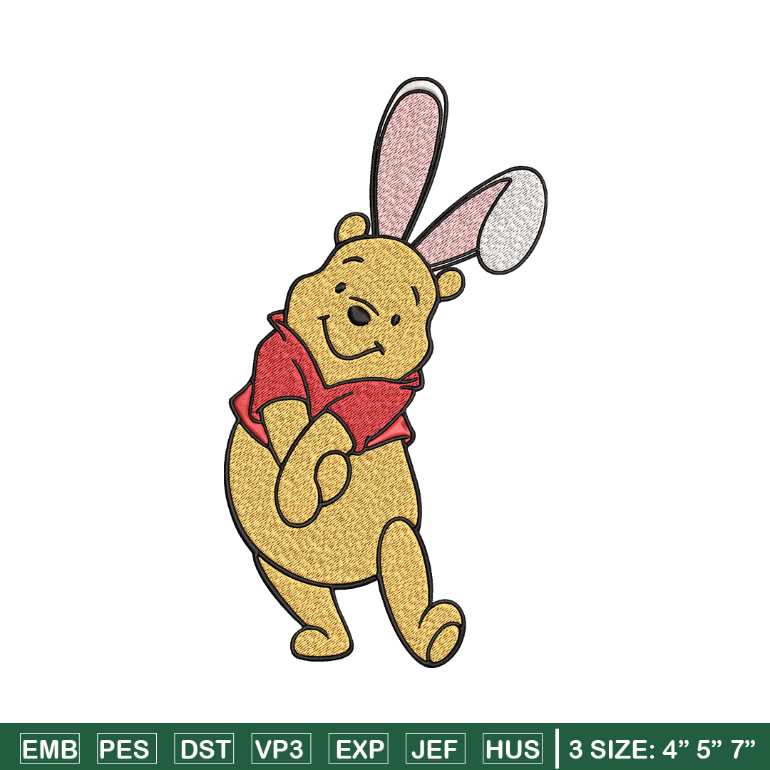 Winnie The Pooh Embroidery design, Winnie The Pooh Embroider | Inspire ...